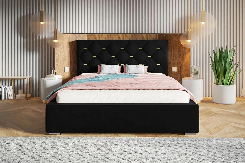 Manželská postel Sofija 180x200 cm Barva: Béžová - Jasmine 21