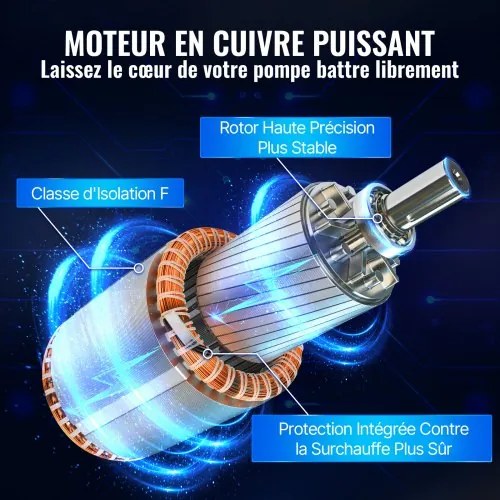Ponorné čerpadlo do hlubokých studní, 550 W 230 V/50 Hz, 35 l/min 108 m