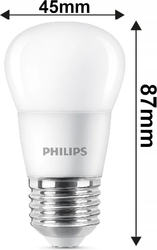 SADA 6 LED žárovek E27 P45 5W teplá bílá CorePro 2700K