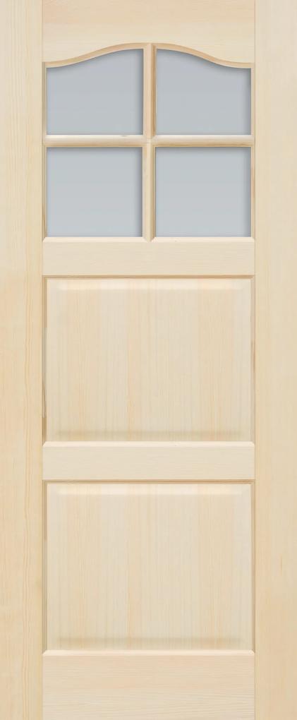 Posuvné Interiérové dveře Radex dřevěné TRYPLET 4S Šířka dveří: 70 cm