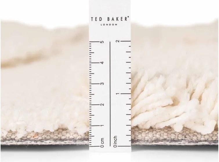 Krémový ručně tkaný kulatý koberec ø 200 cm Lambeth Jasper – Ted Baker