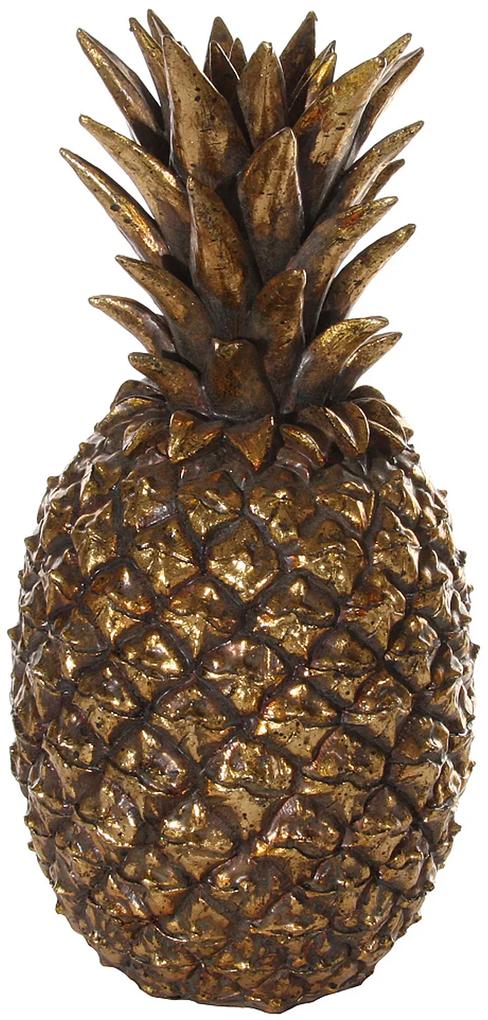 Dekorace ananas zlatý 30 cm
