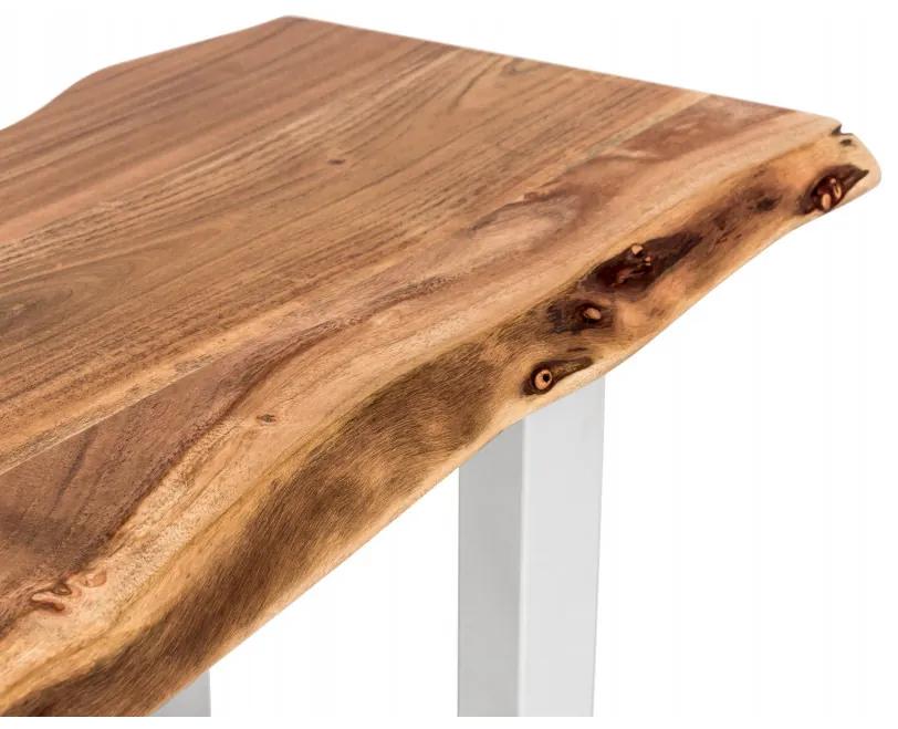 Dřevěná lavice 160x40 Bollywood bílá