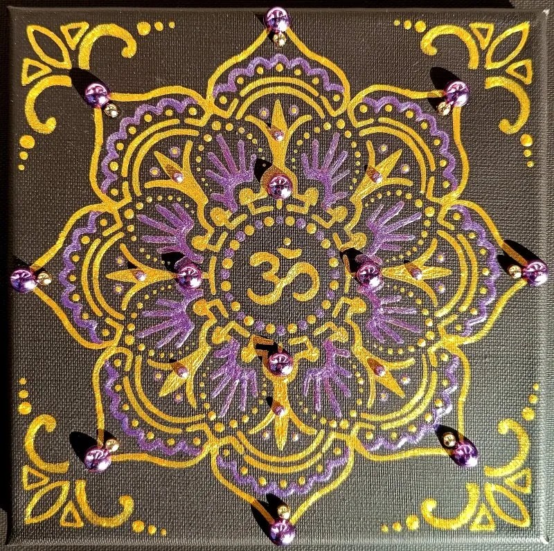 Mandala OM - 20x20