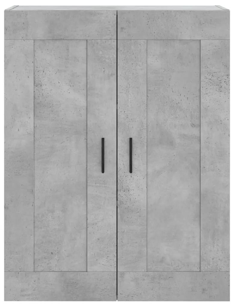 Skříň highboard betonově šedá 69,5x34x180 cm kompozitní dřevo,  3199957