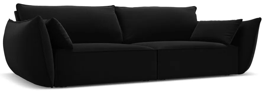 Černá sametová pohovka 208 cm Vanda – Mazzini Sofas
