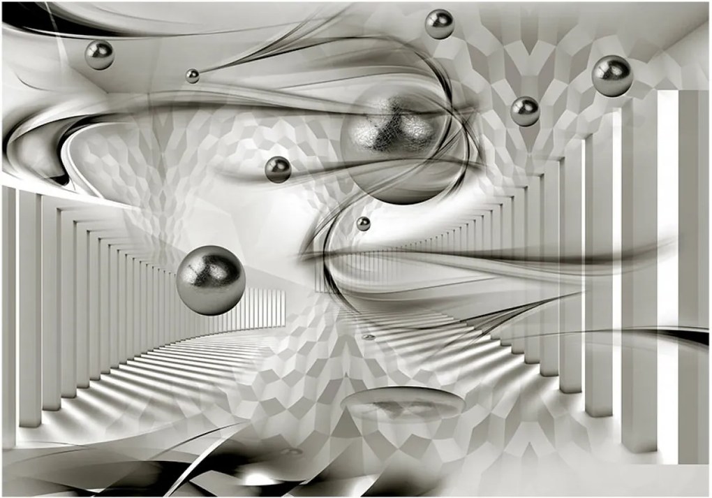 3D tapeta - Vířivá geometrie (150x105 cm) - Murando DeLuxe