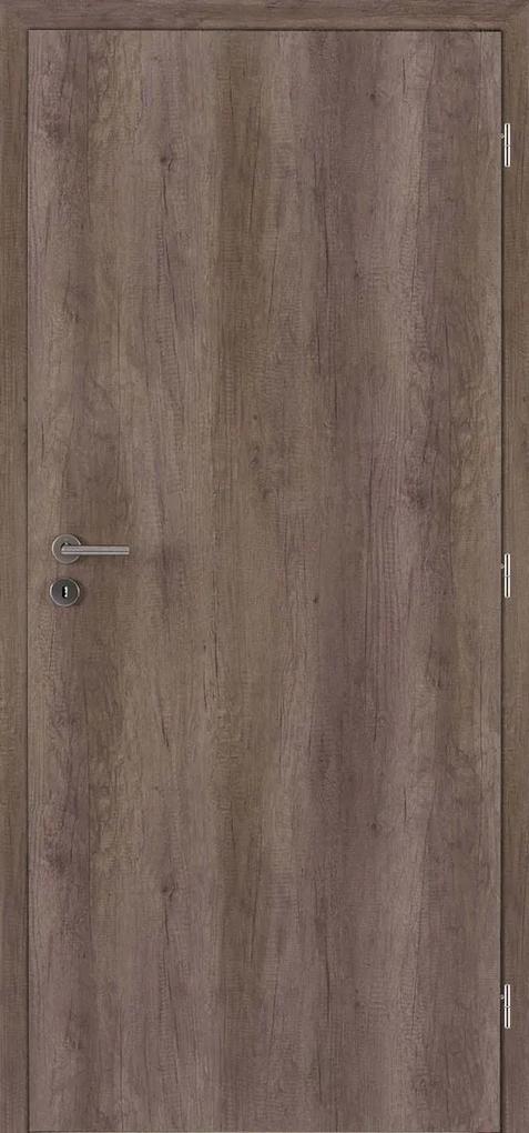 Doornite CPL Protipožární dveře 80 P, 820 × 1970 mm, CPL laminát, pravé, dub americký, plné