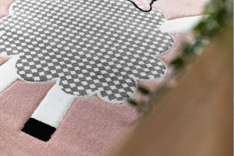 Dywany Łuszczów, Dětský kusový koberec Petit Dolly sheep pink, 160x220, růžová, dětský pokoj