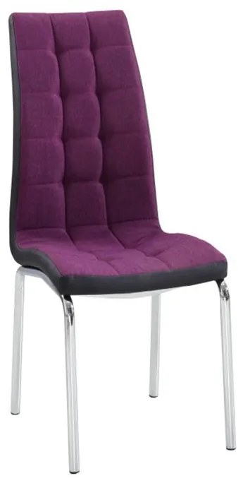Tempo Kondela, s.r.o. Jídelní židle, fialová / černá, GERDA NEW