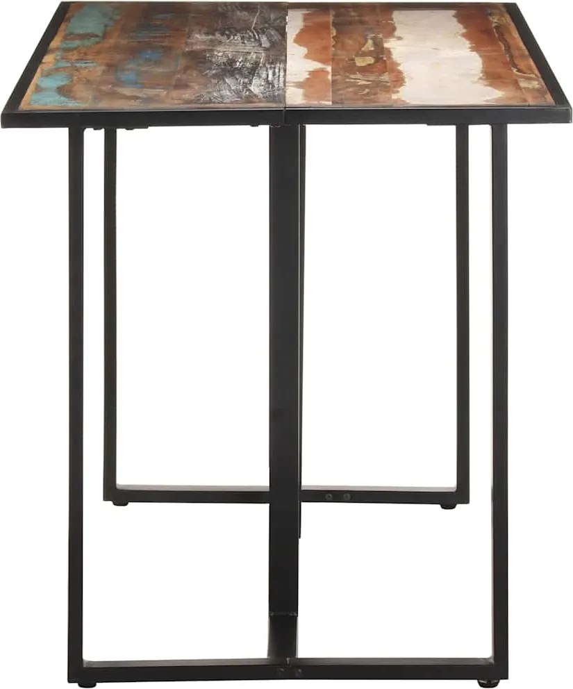 Jídelní stůl 140 cm masivní recyklované dřevo 320692