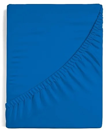 Matějovský napínací prostěradlo jersey Středně modré na matraci: 90/100 x 200 cm