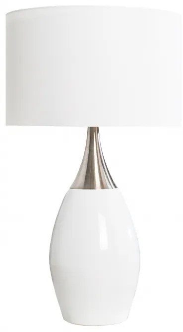 Inviro Stolní lampa Carson 60 cm bílá