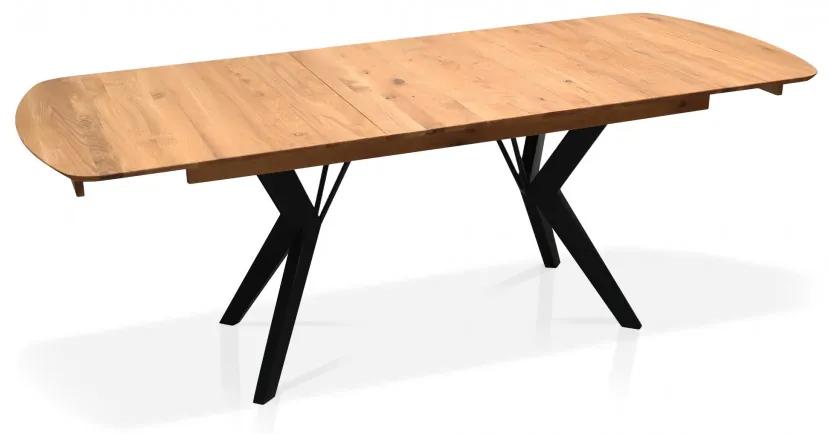 Rozkládací jídelní stůl masiv dub Elyssea 160/210x90