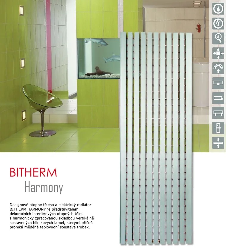 ELVL Bitherm otopné těleso Harmony 808 x 1800 mm teplovodní provedení ELVL0755