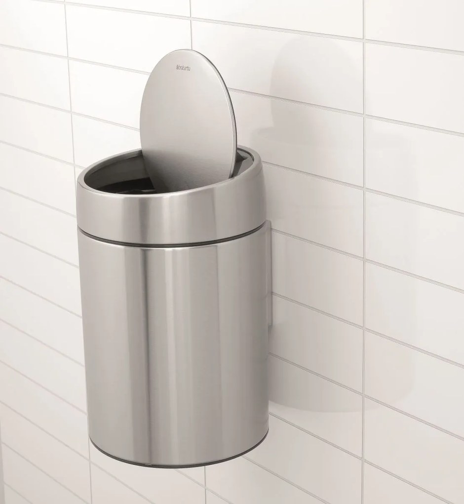 Koš Slide Bin Brabantia - De Luxe 5l, matná ocel 477546