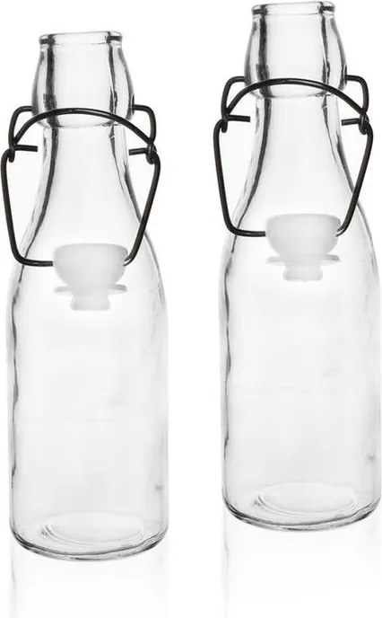 Skleněné lahve s klipovým uzávěrem 290 ml sada 2 ks