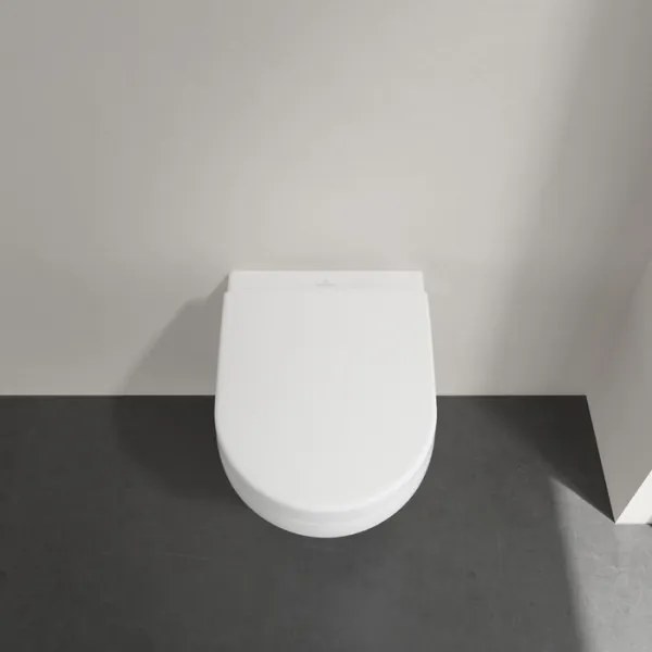 Villeroy & Boch 8M42S101 - Záchodové prkénko SoftClose SUBWAY 3.0 bílá