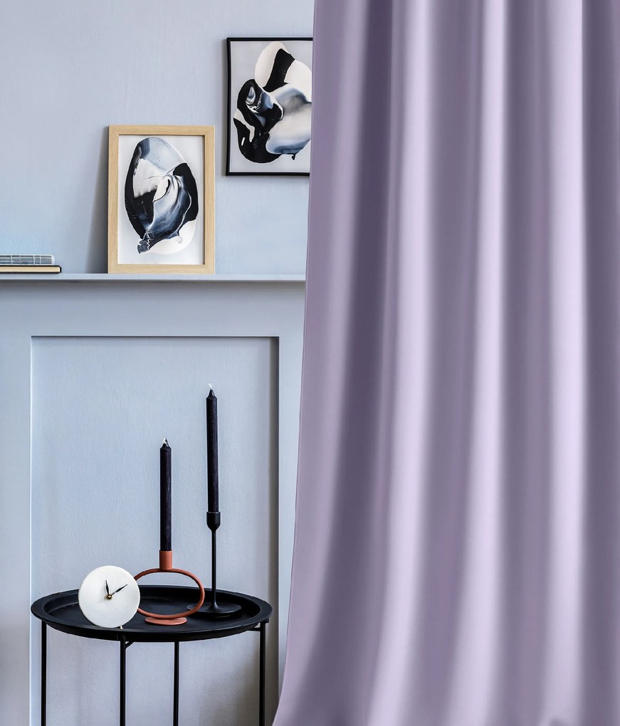 Room99 Hotový závěs na kroužcích AURA Barva: Béžová/Stříbrná, Velikost: 140 x 260 cm
