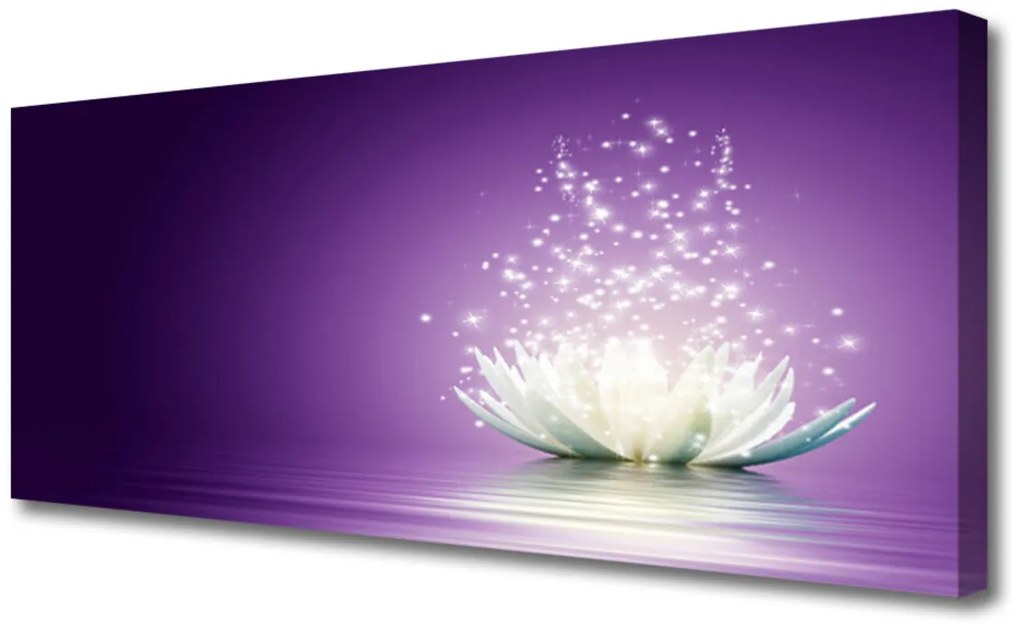 Obraz na plátně Skleněný Květ Lotosu