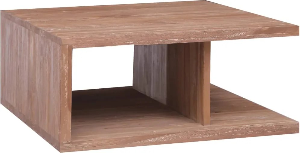 Konferenční stolek Follett - 70 x 70 x 30 cm | masivní teakové dřevo