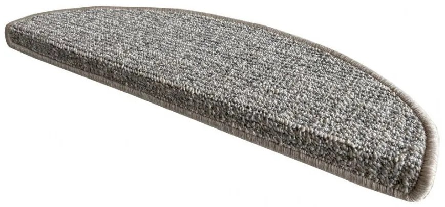 Vopi Nášlapy na schody Alassio šedobéžové půlkruh, samolepící - 24x65 půlkruh (rozměr včetně ohybu)