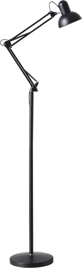 Brilagi - Flexibilní stojací lampa TASKER 1xE27/60W/230V 184 cm černá