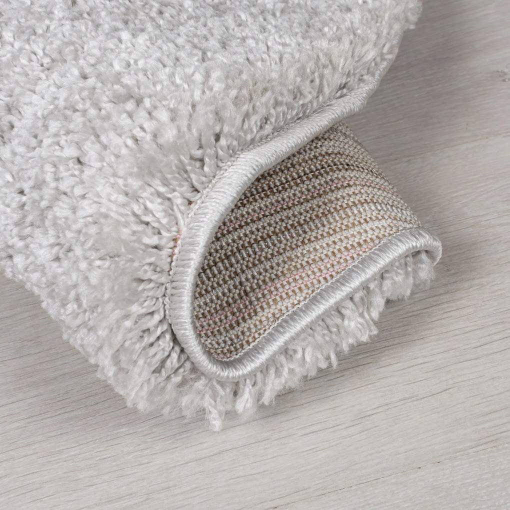 Flair Rugs, Kusový koberec Shaggy Teddy Grey, 120x170, šedá, ložnice