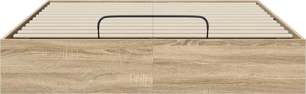 Ottoman postel Sonoma dub 193 x 120 x 25 cm Dřevěný materiál 3409287