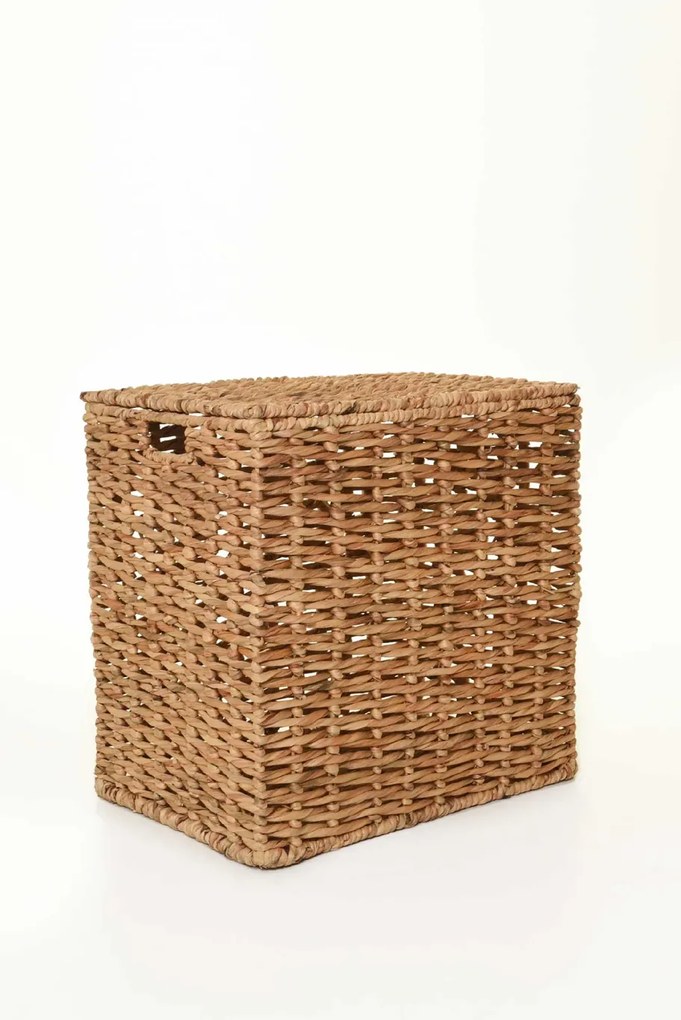 Koš na prádlo ARCON, vodní hyacint, výška 56 cm, natur