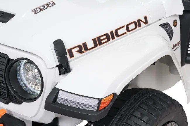 Elektrické autíčko Jeep Wrangler Rubicon LIFT bílé