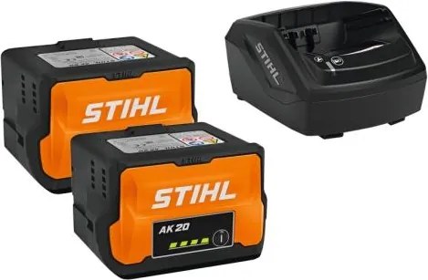 STIHL STARTER SET PLUS AK 20 + AL 101 – set dvou akumulátorů a nabíječky, 36 V, 4 Ah, 144 Wh