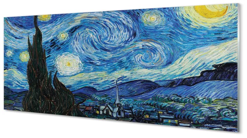 akrylový obraz Art hvězdné noci 120x60 cm