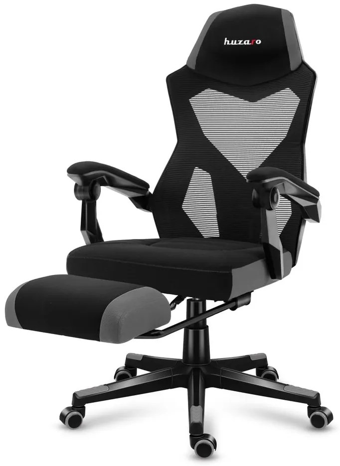 Huzaro Herní židle Combat 3.0 s výsuvnou podnožkou - červená