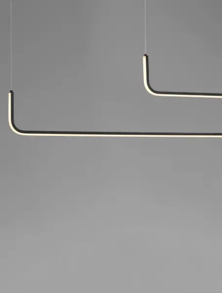 Designový lustr Strita černá