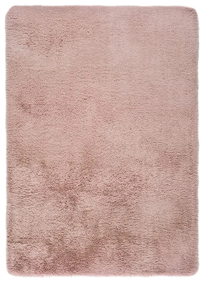 Růžový koberec Universal Alpaca Liso, 160 x 230 cm