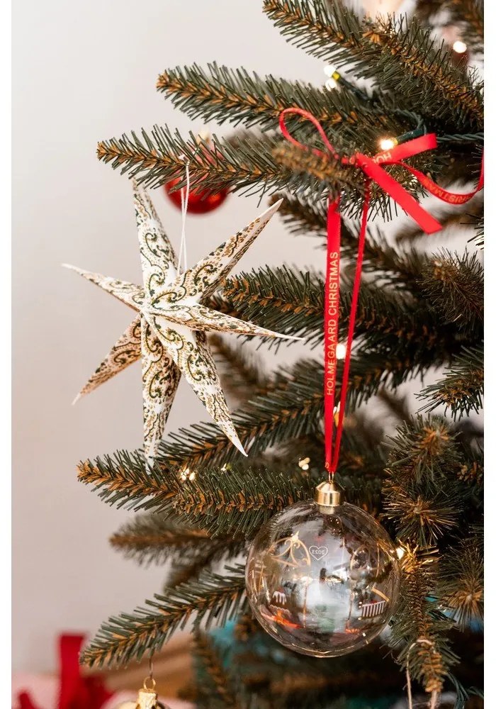 Skleněná ručně foukaná vánoční koule ø 8 cm Annual Christmas Bauble – Holmegaard