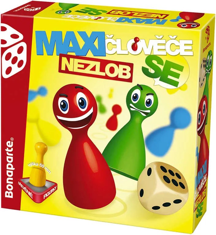 BONAPARTE Hra Maxi Člověče, nezlob se/Velké putování 2v1 *SPOLEČENSKÉ HRY* bn00872