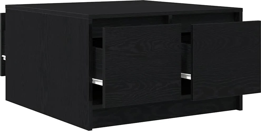 Konferenční stolek se zásuvkami Dub černý 70,5x70x40 cm 3328409