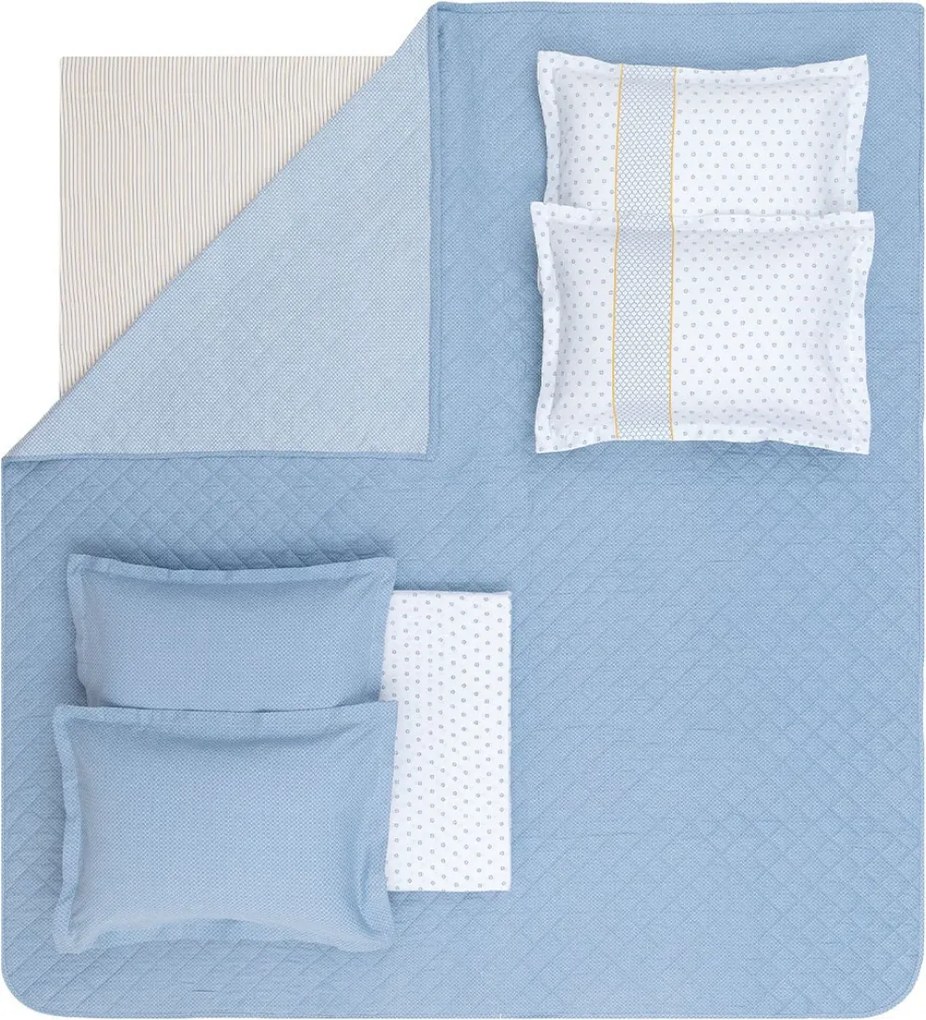 Set přehozu Gilber, deky, prostěradla a povlaků na polštář, na jednolůžko, bavlněný