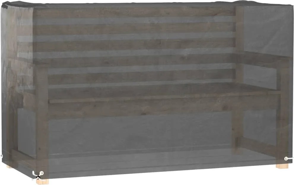 Plachty na zahradní nábytek 2 ks s 8 očky 125x55x75 cm obdélník 3155341