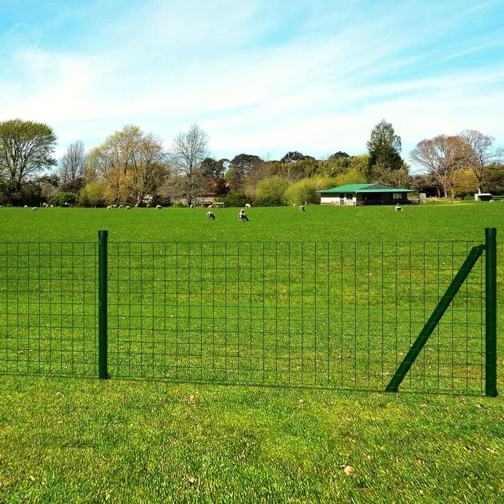 Euro plot ocel 10 x 1,0 m zelený 140565