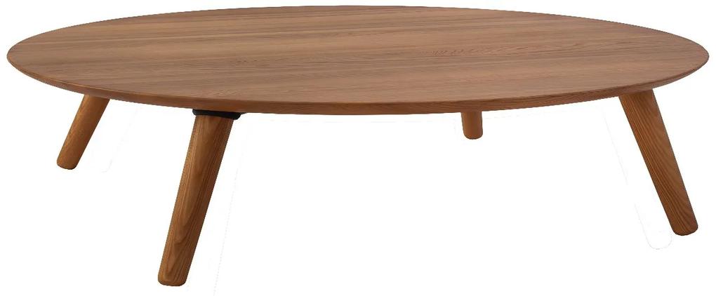 OnaDnes -20% Dřevěný konferenční stolek RAGABA CONTRAST OVO 110 x 70 cm