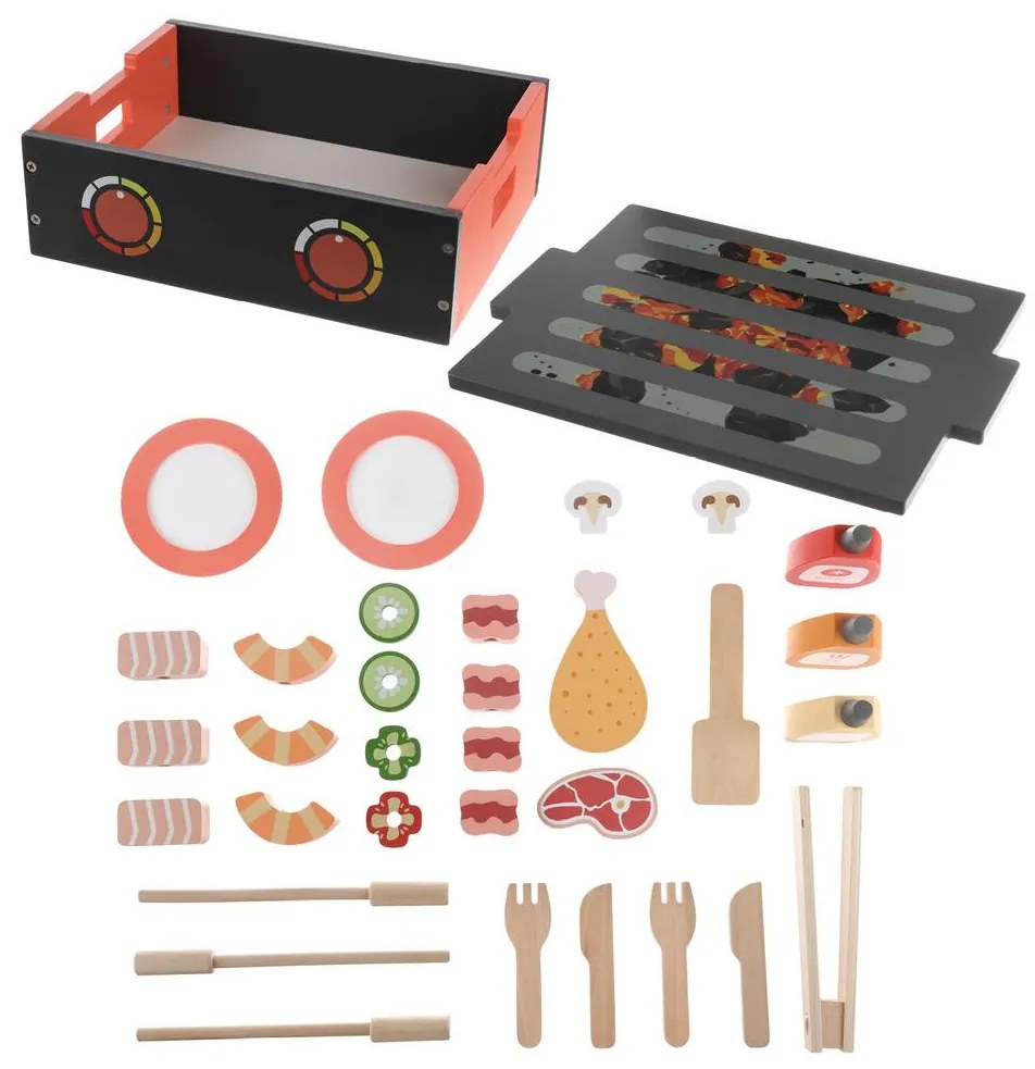 Zopa Dřevěný BBQ gril set