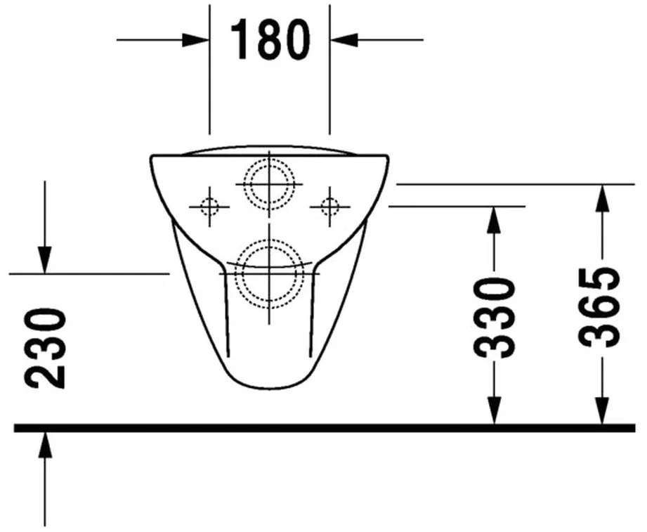 Duravit D-Code - závěsné WC + sedátko, D 45351900A1