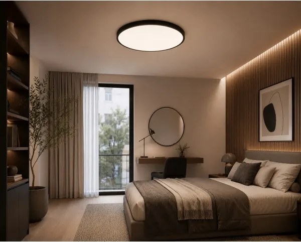 BRILAGI -LED Koupelnové stropní svítidlo ZENNA LED/36W/230V pr. 42 cm IP44 černá
