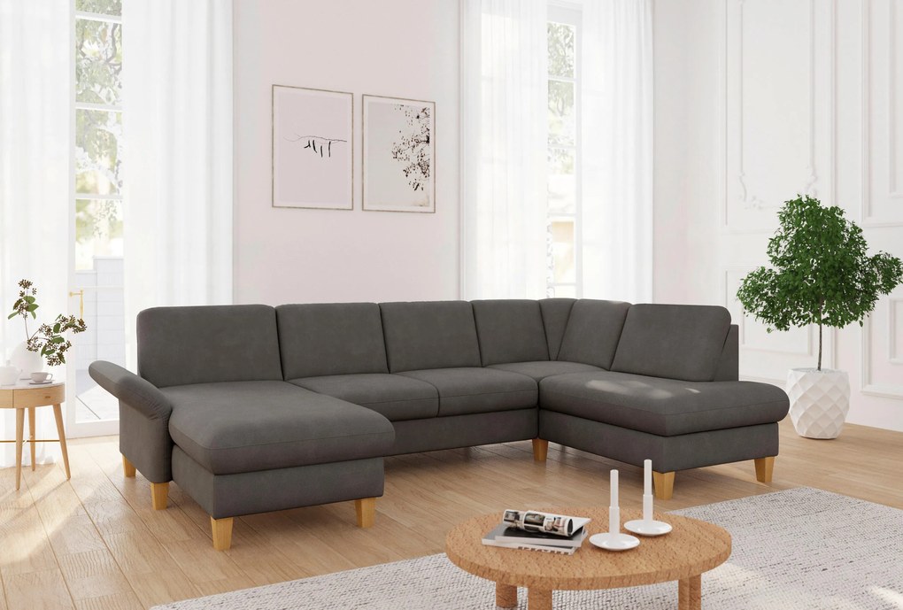 XXXLutz SEDACÍ SOUPRAVA, textil, barvy grafitu Sit & More - Sedací soupravy - 000144016199