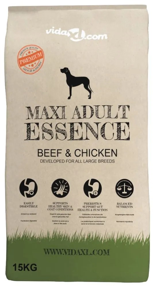 Granule pro psy Maxi Adult Essence Beef & Chicken, 2 ks, 30 kg - Default Title