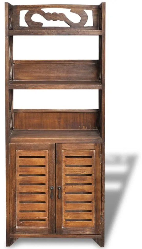 vidaXL 242690 Marketos Bathroom Cabinet ''Albuquerque'' Wood Brown 46x24x117,5 cm