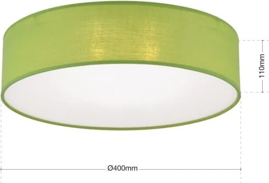 Orion DL7-617/3Grun Stropní svítidlo SEDA zelené, průměr 40cm